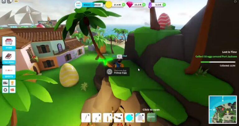 All 50 Present Locations in Roblox Fishing Simulator - Beanstalk